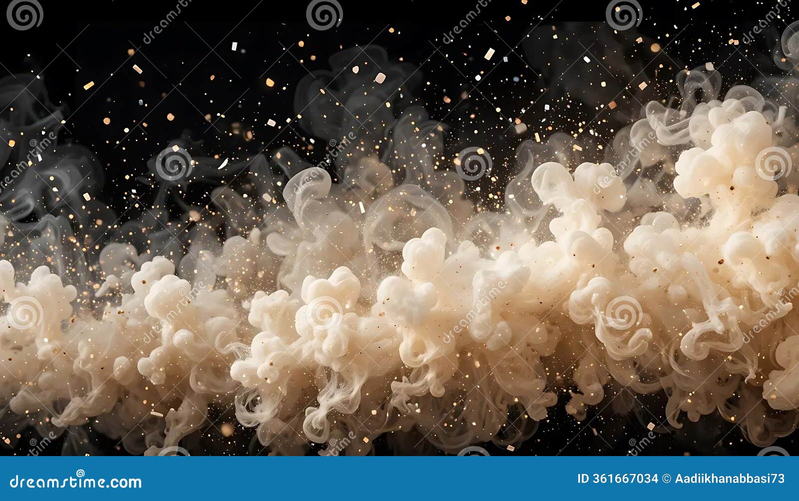 White Embers & Smoke: Spotlight Overlay Texture. Isolated Burning ...