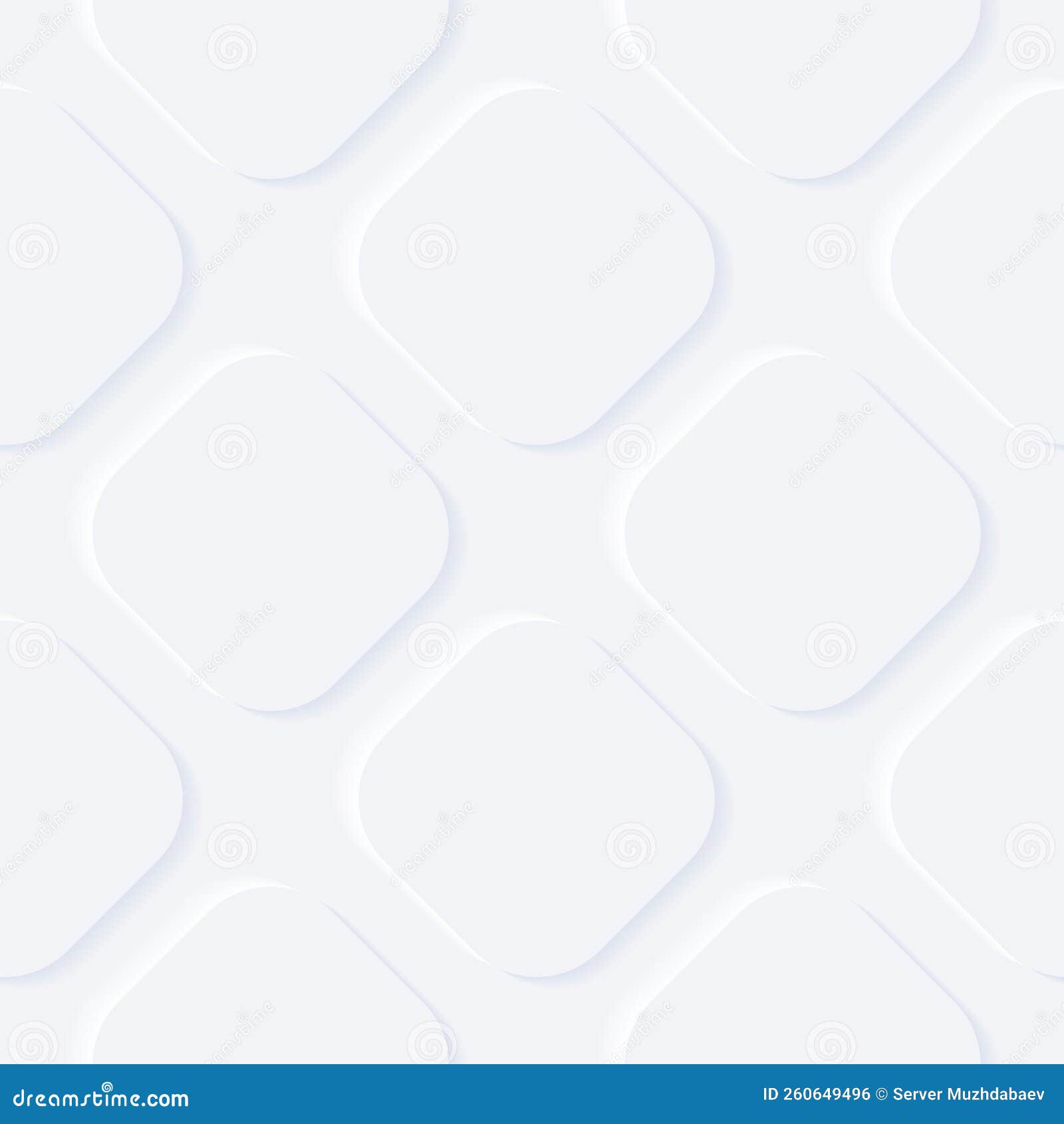 White Embossed Pattern of Rhombuses in a Realistic Style for Printing ...