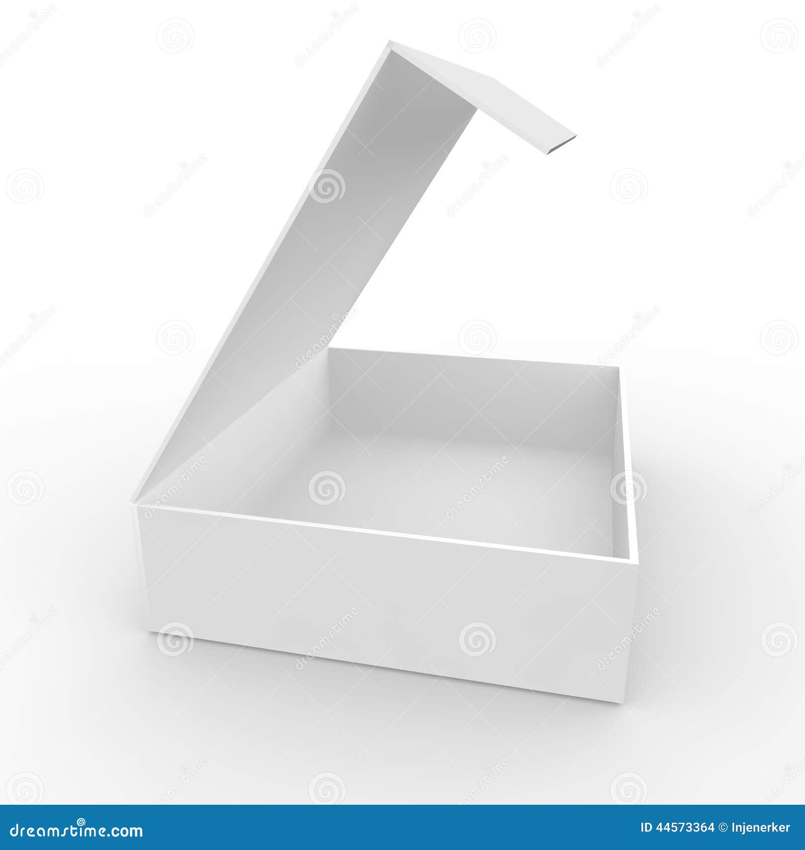 White empty box stock illustration. Illustration of carton - 44573364