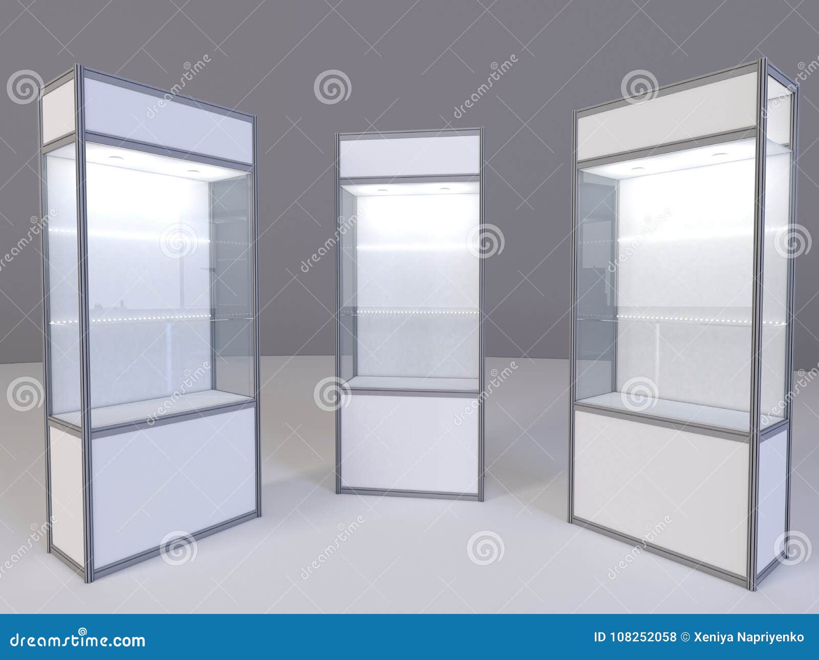 Empty Display Case, 3d Render Stock Illustration - Illustration of ... Empty Display Case, 3d Render Stock Illustration - Illustration of ...