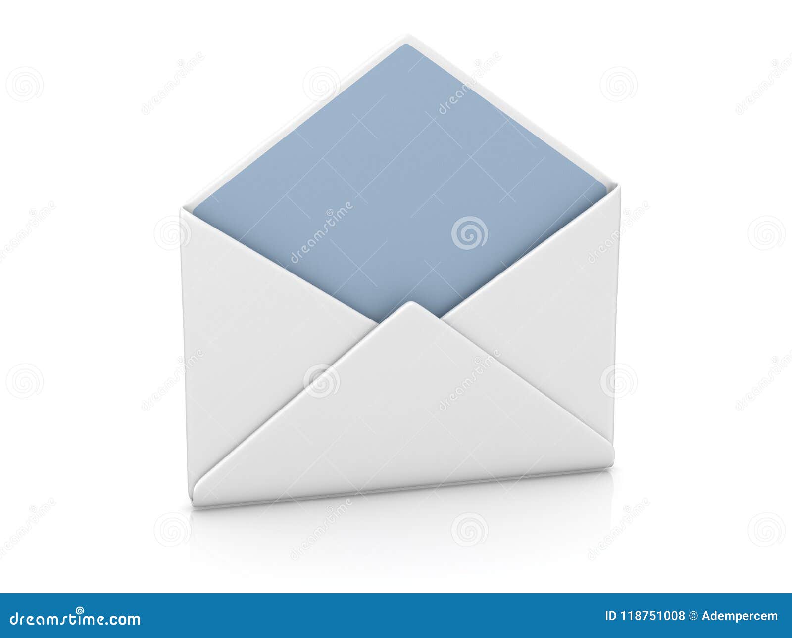 White Empty Envelope stock illustration. Illustration of address ...