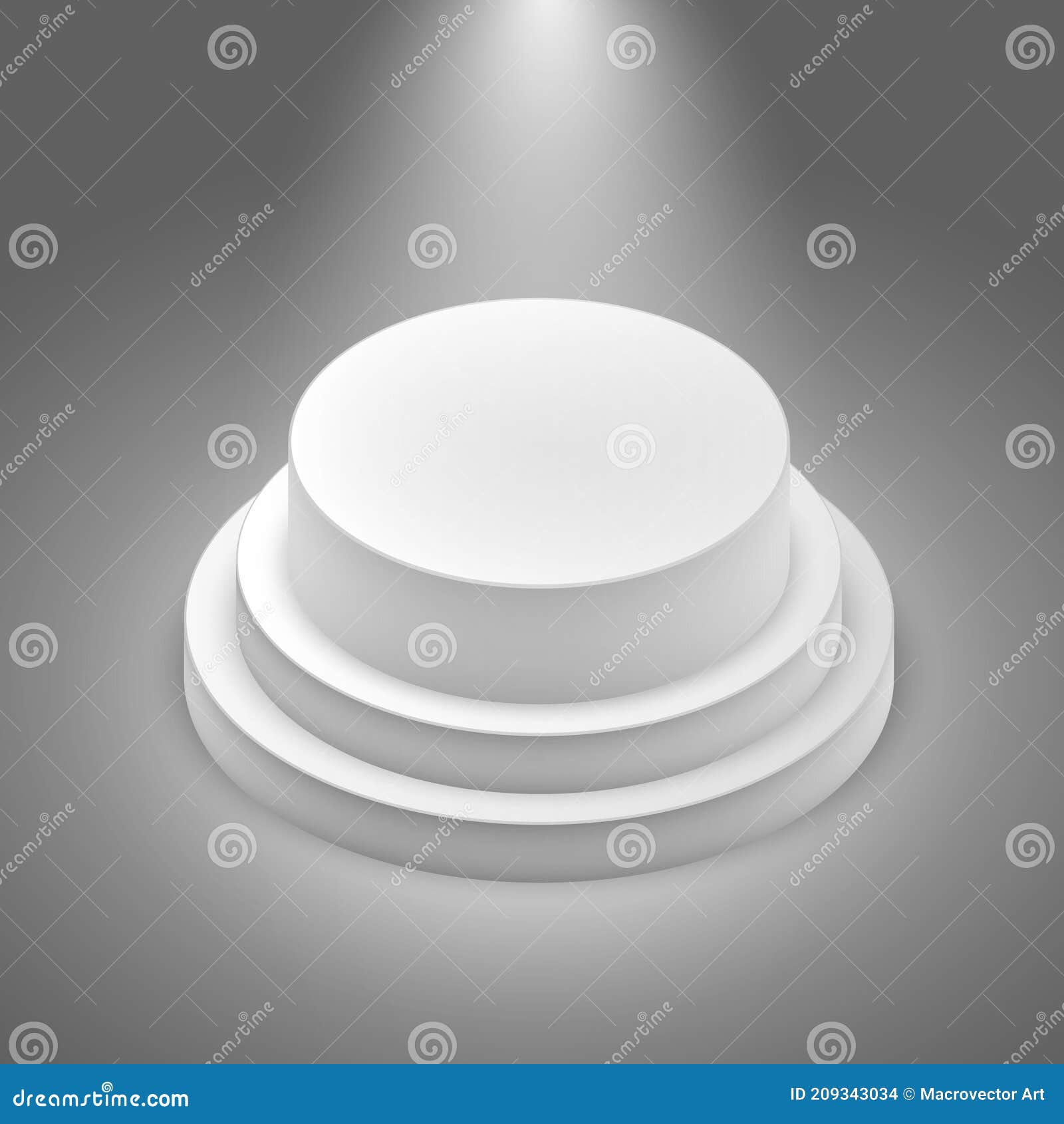 White empty stage stock vector. Illustration of spotlight - 209343034