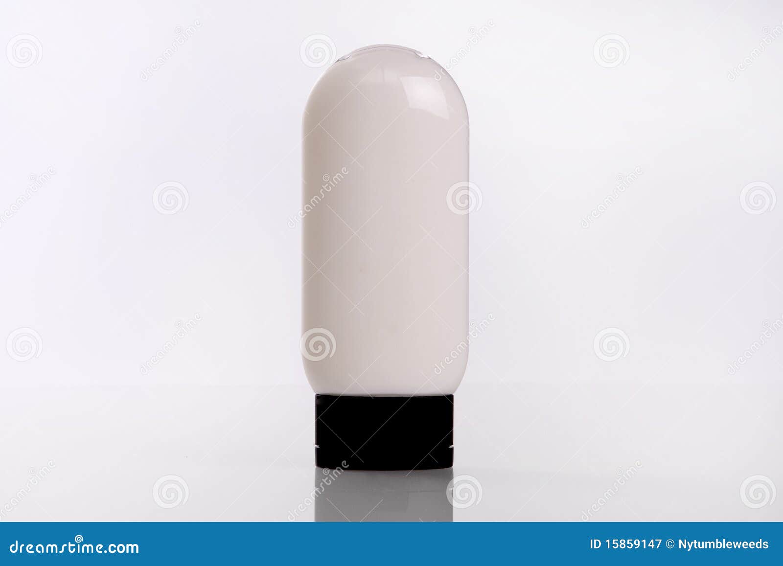 White Empty Lotion Bottle stock image. Image of cream - 15859147