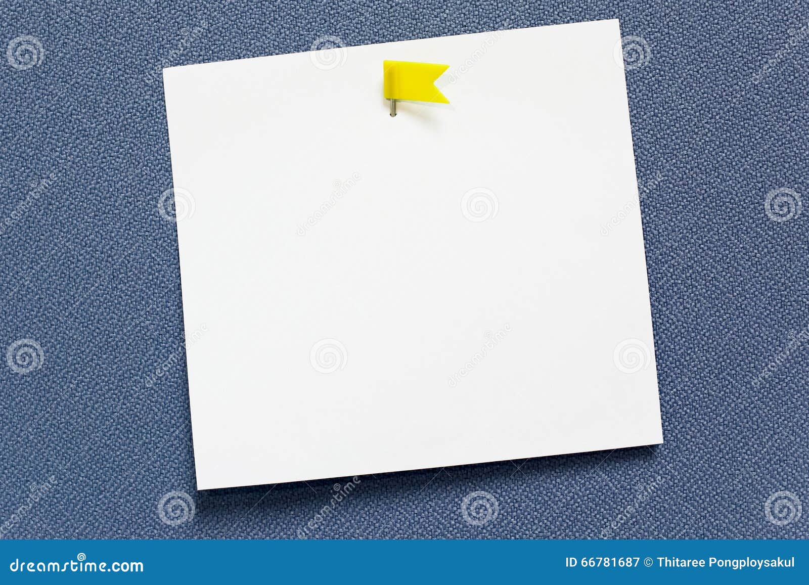 White Empty Paper Note Stick Stock Image - Image of tack, meeting: 66781687