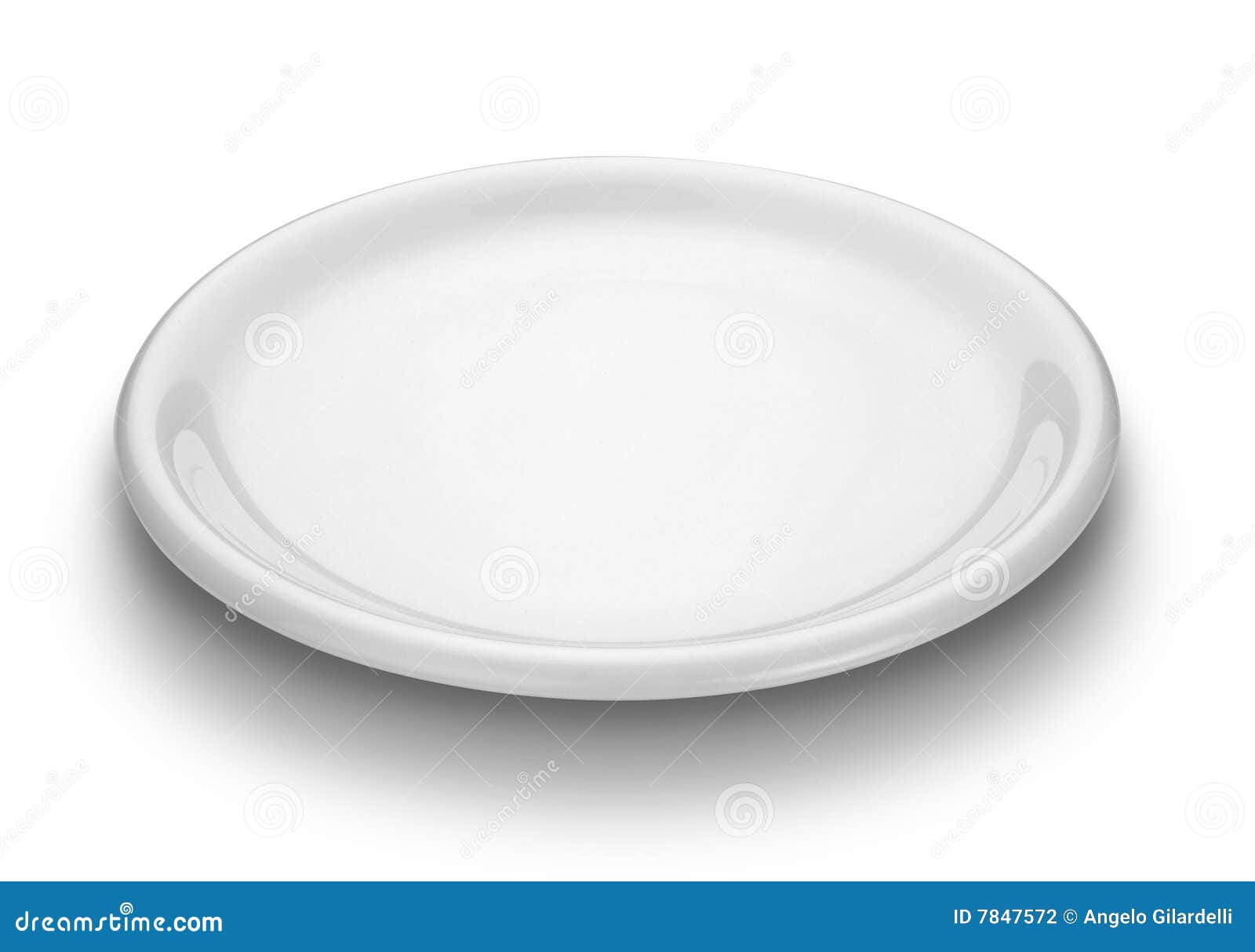 White empty plate stock photo. Image of plates, restaurant - 7847572