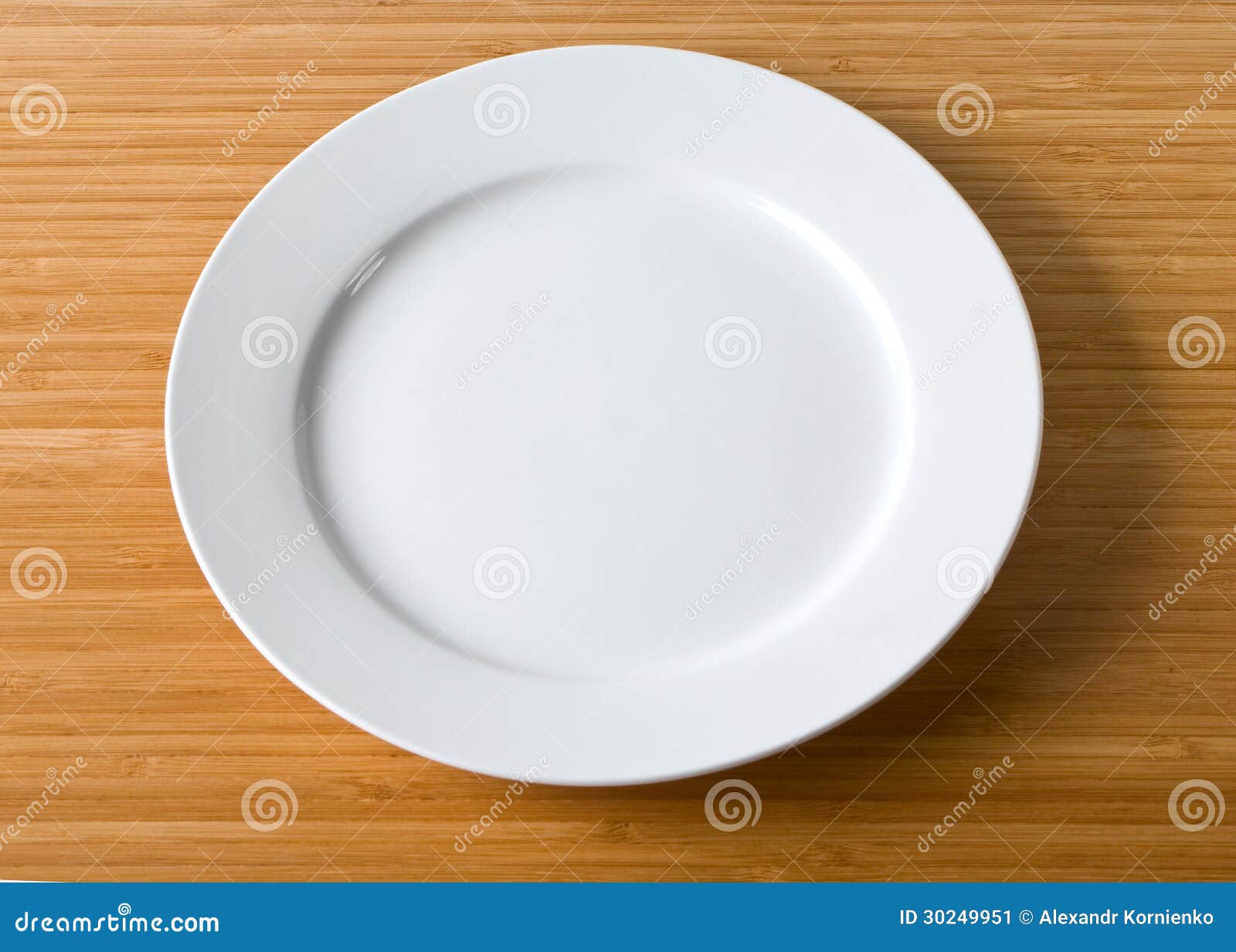White empty plate stock image. Image of crockery, cuisine - 30249951