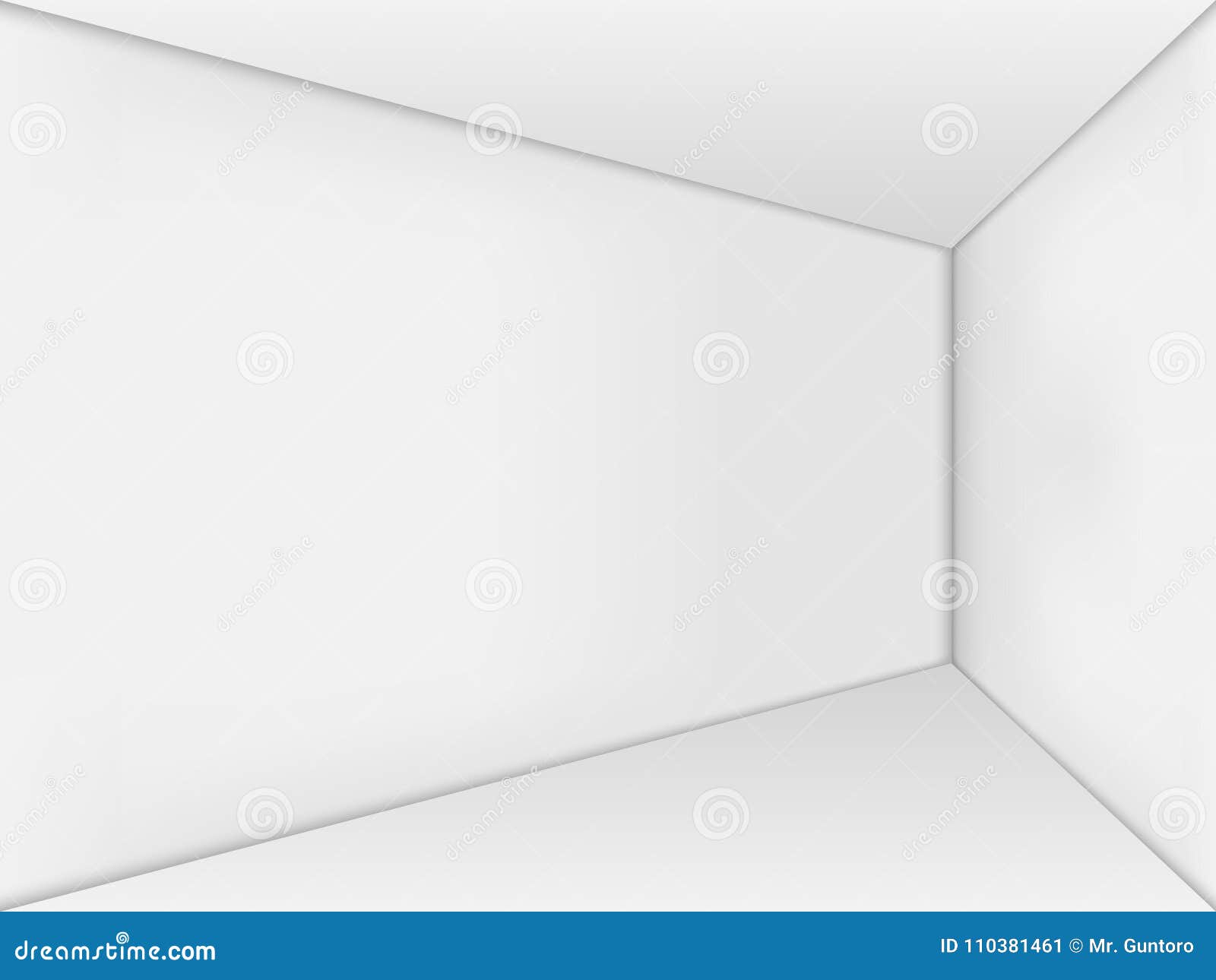 White Empty Room Background Stock Illustration - Illustration of ...