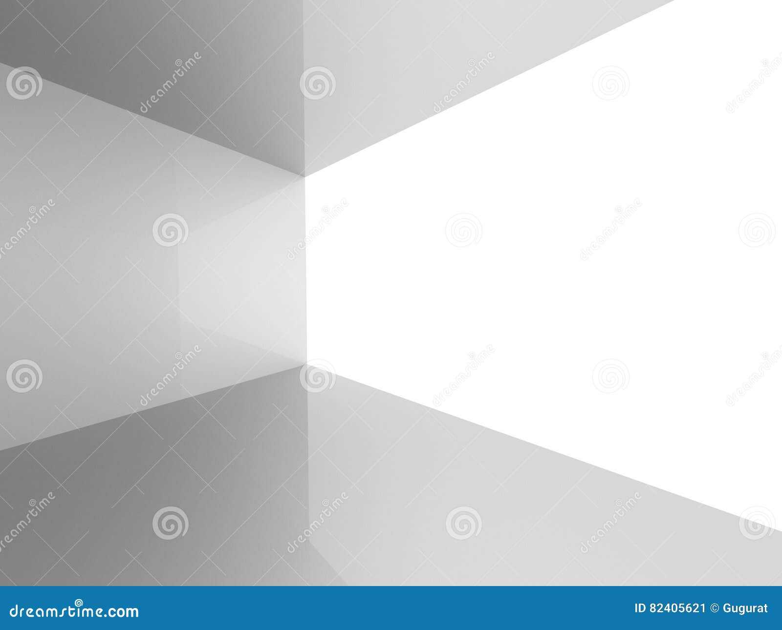 White Empty Room Comfortable Background Stock Illustration ...