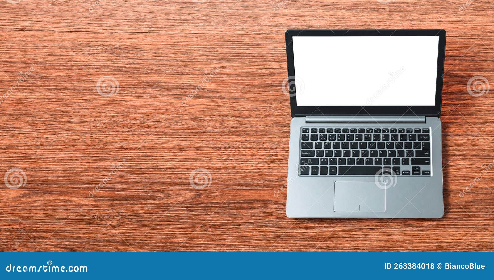 White Empty Screen on Modish Computer for Your Design Mock Up Stock ...