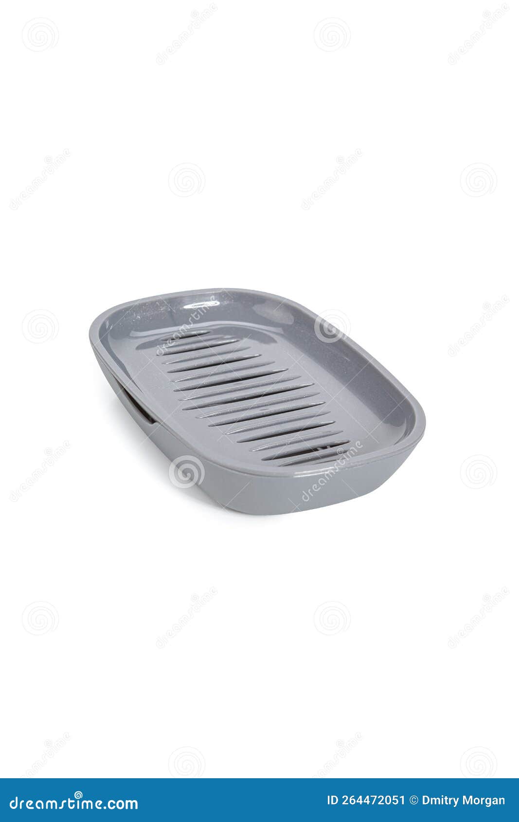 White Empty Soap Dish on White Background Isolation Stock Image - Image ...