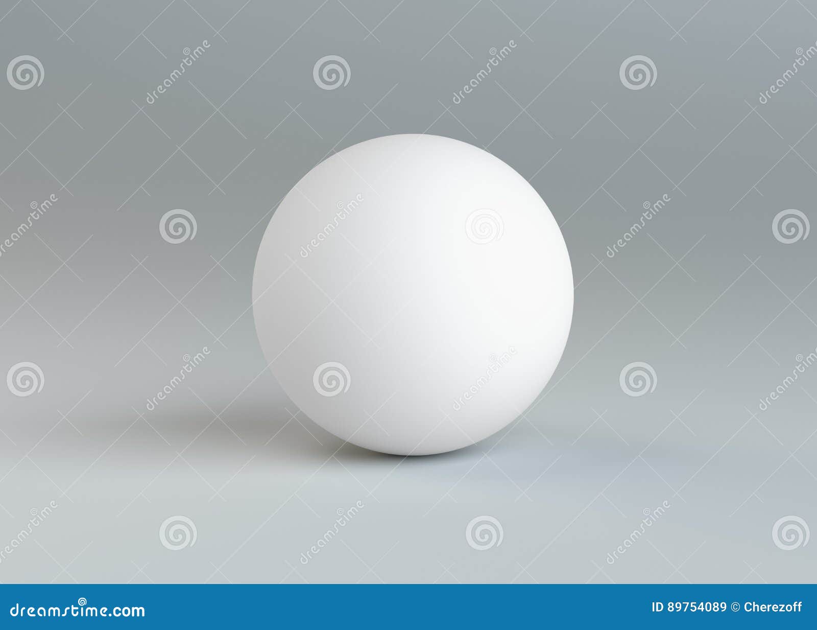 White Empty Sphere on Gray Background Stock Illustration - Illustration ...