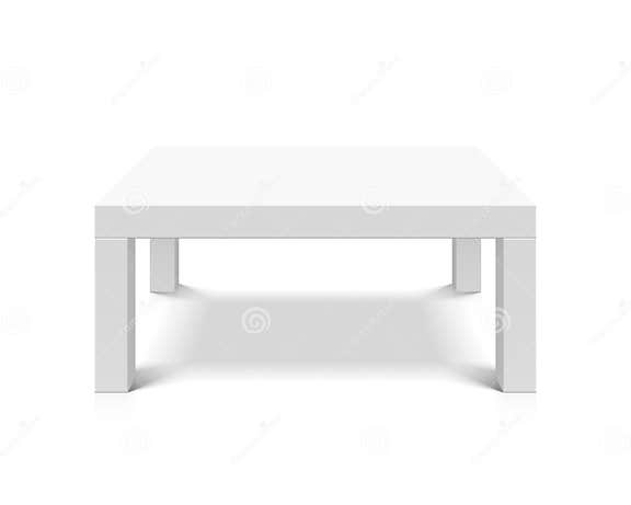 White empty square table stock vector. Illustration of shade - 85677728