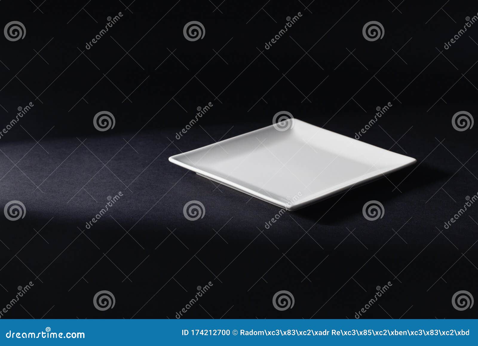 White Empty Sushi Plate in the Light Stock Photo - Image of oriental ...