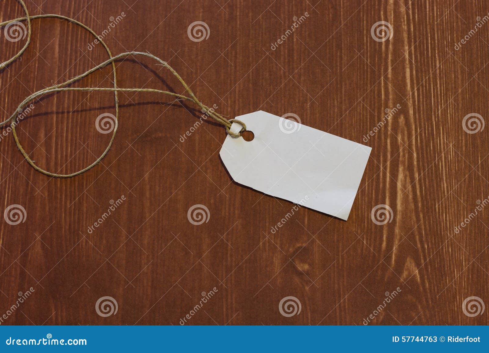 White Empty Tag Con Wood Texture Stock Image - Image of sell, store ...