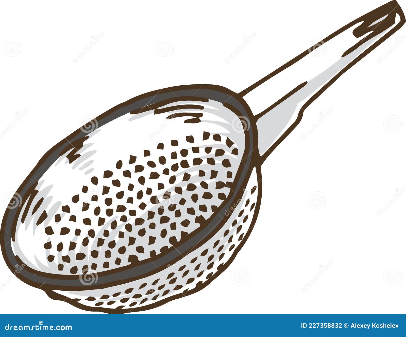 Enameled Colander Stock Illustrations – 3 Enameled Colander Stock ...
