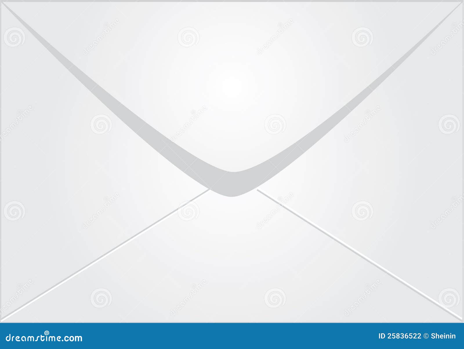 White envelope stock vector. Illustration of communications - 25836522