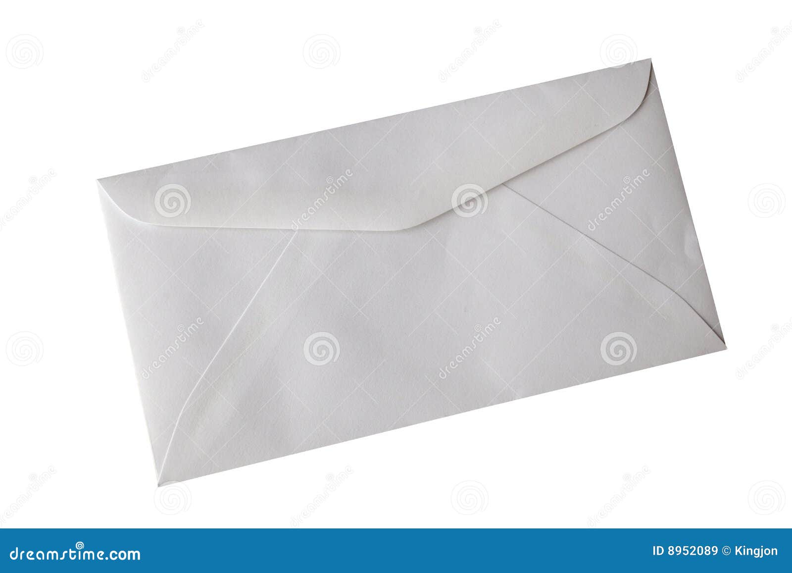 White Envelope On A Shop Window With The Words Stock Photography ...