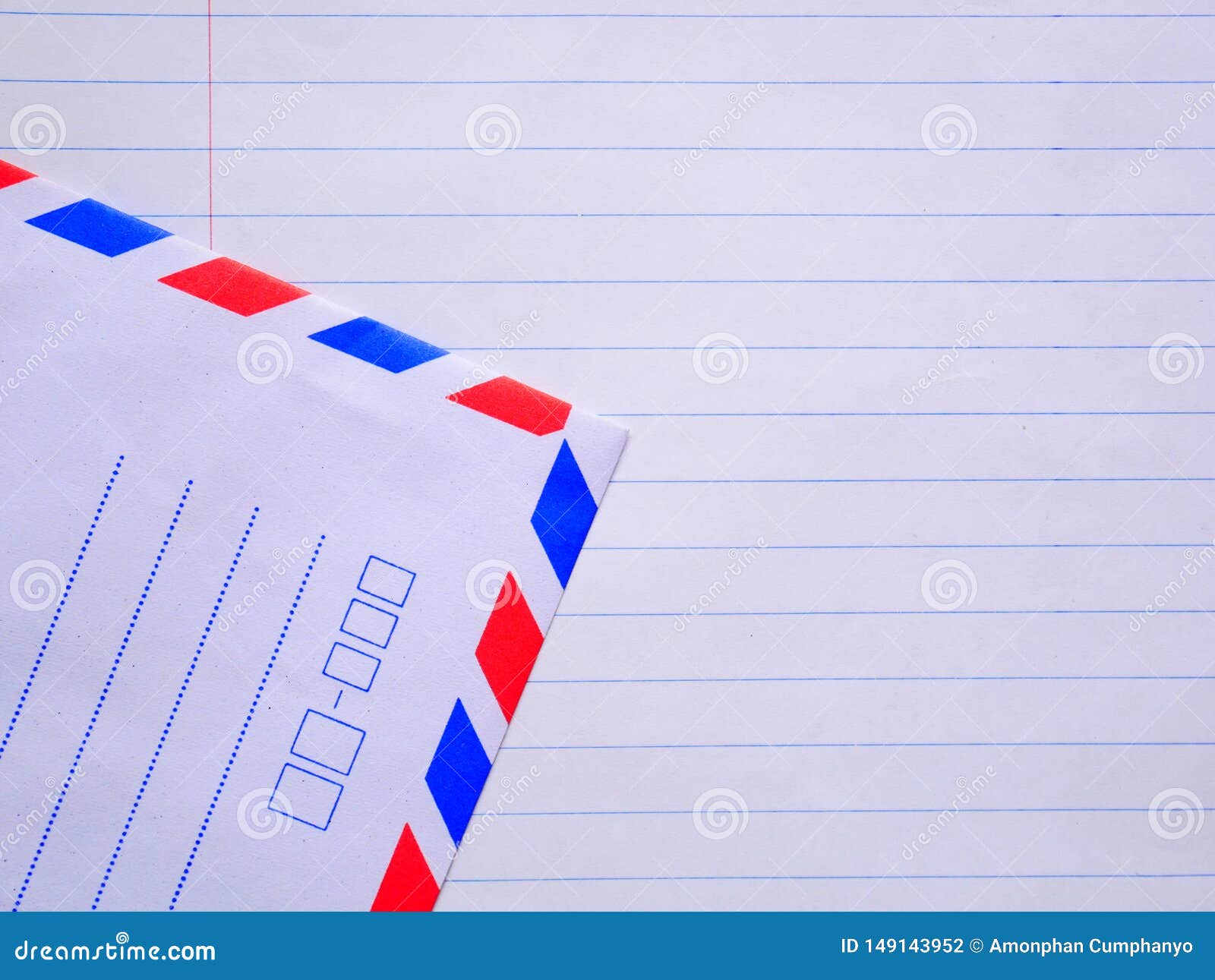 White Envelope on White Paper Background Stock Photo - Image of ...