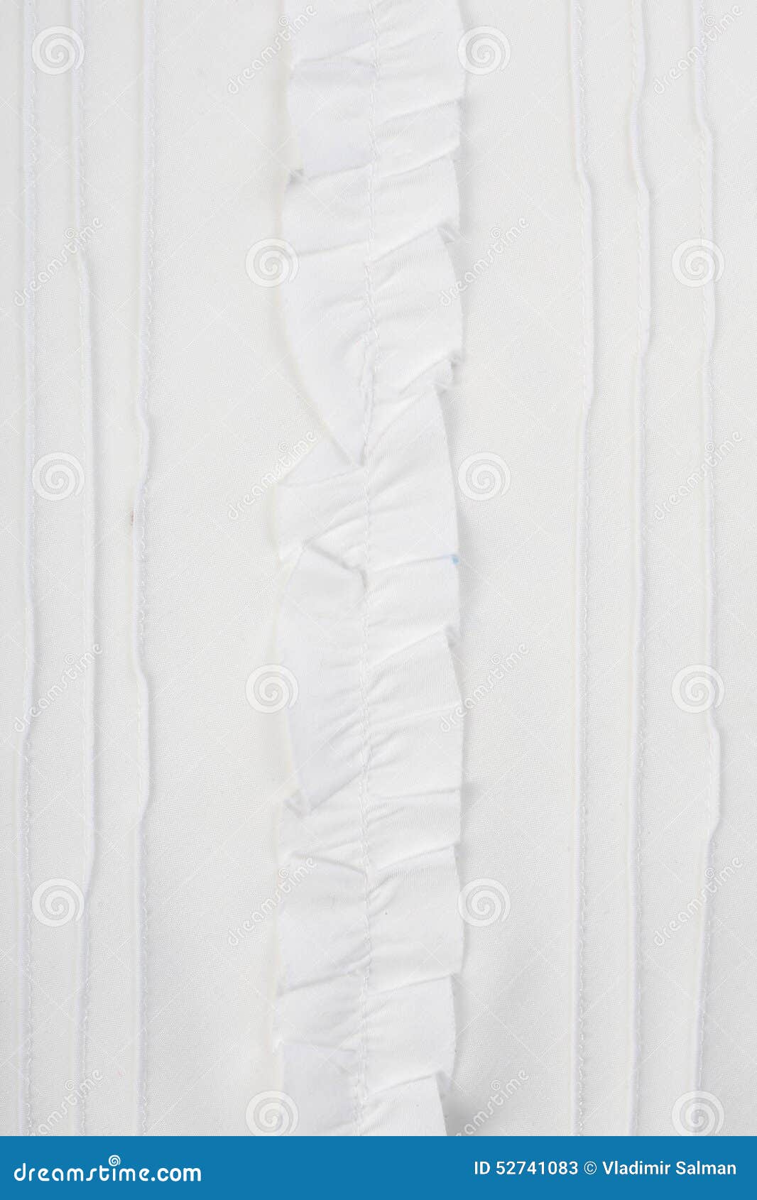 White fabric with frill stock image. Image of ripple - 52741083