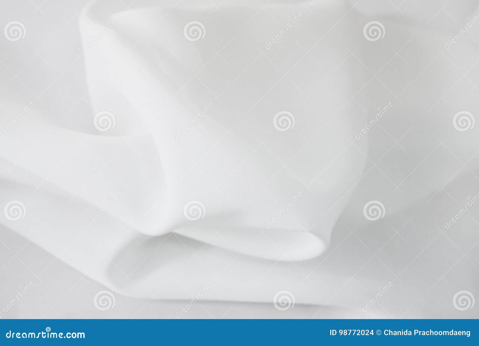 White Fabric Has a Soft Ripple, for Web Design or Graphic Art I Stock ...