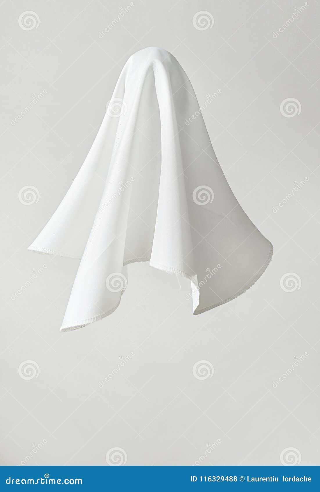 White Fabric in Shape a Ghost Stock Photo - Image of haunted, copy ...