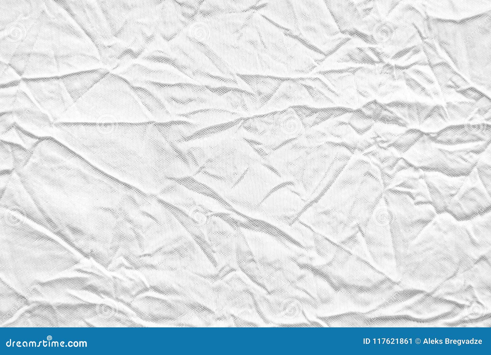 White Wrinkled Fabric Texture Background Stock Image - Image of empty ...