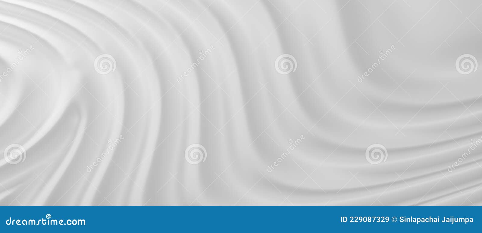White Fabric Texture Background With Soft Wave. Abstract White Creases ...