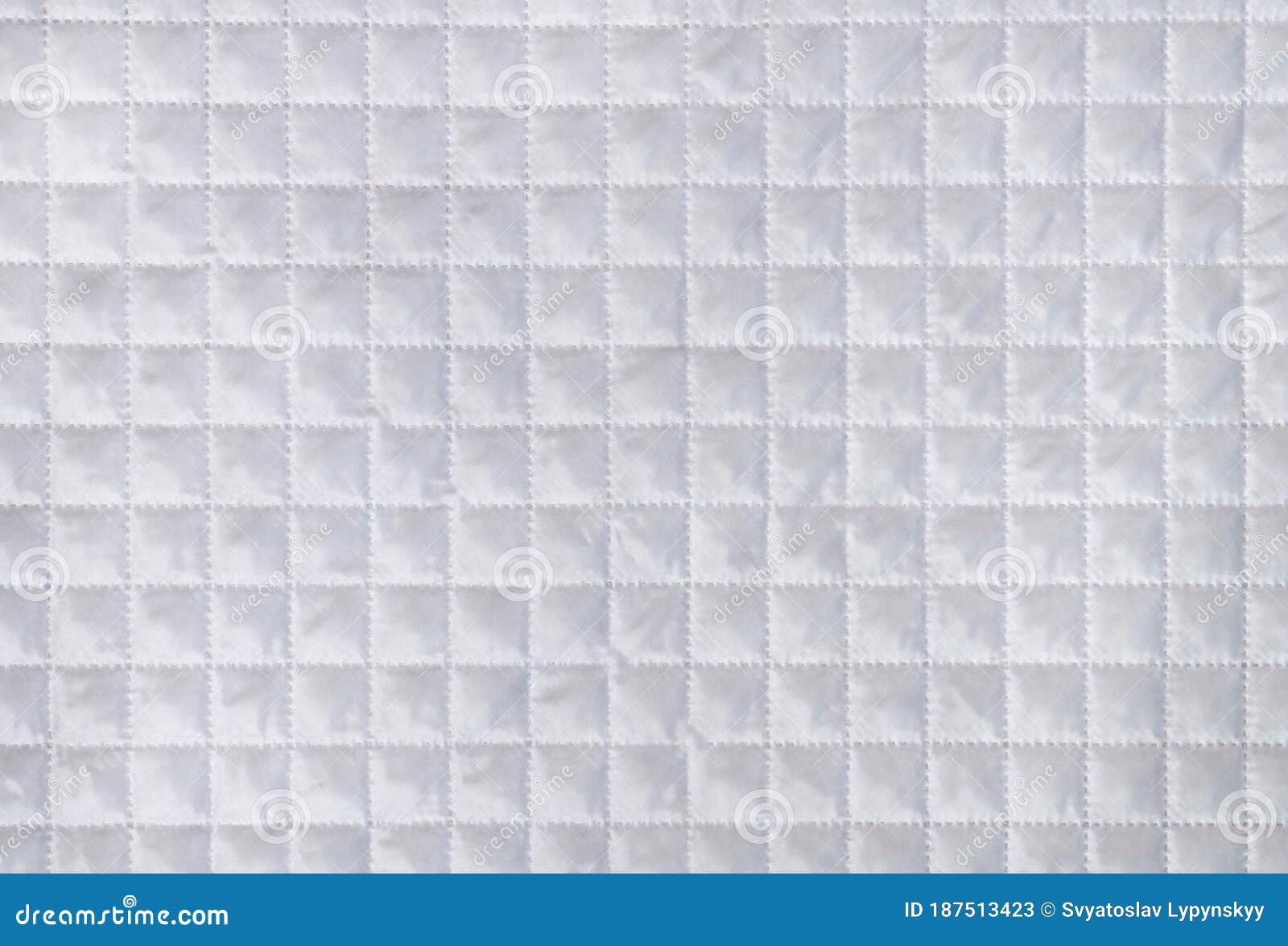 White Fabric Texture with Checkered Mesh Embossing. Abstract Material ...