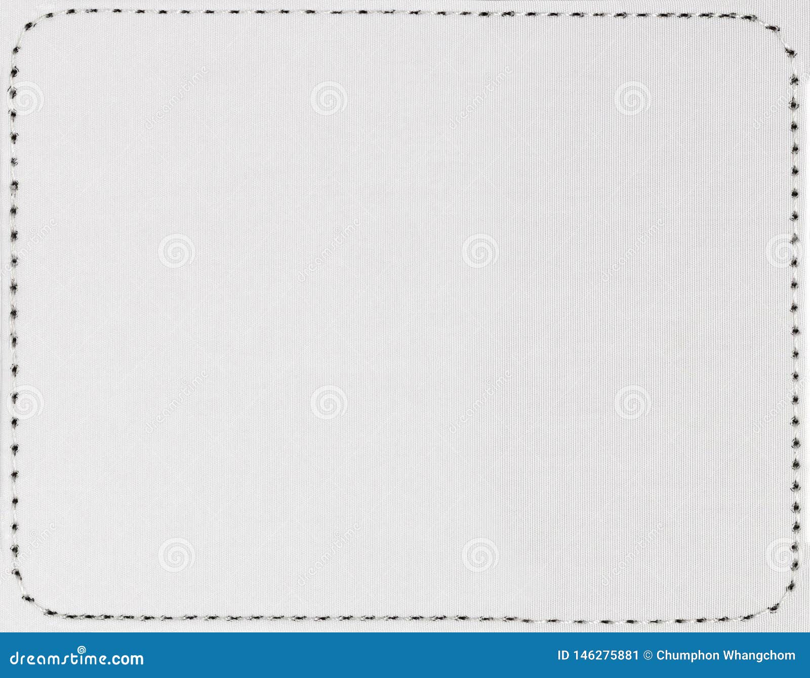 White Fabric Texture. Seam Frame of Textile Background Stock Image ...