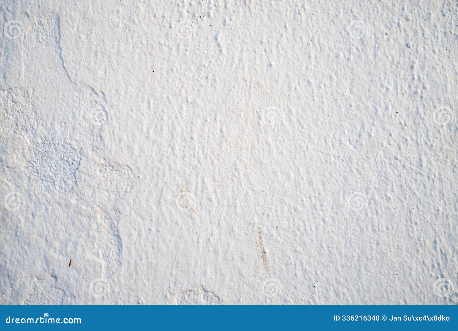 White Facade Rendering with Raw Finish, Wall Plastering Background ...