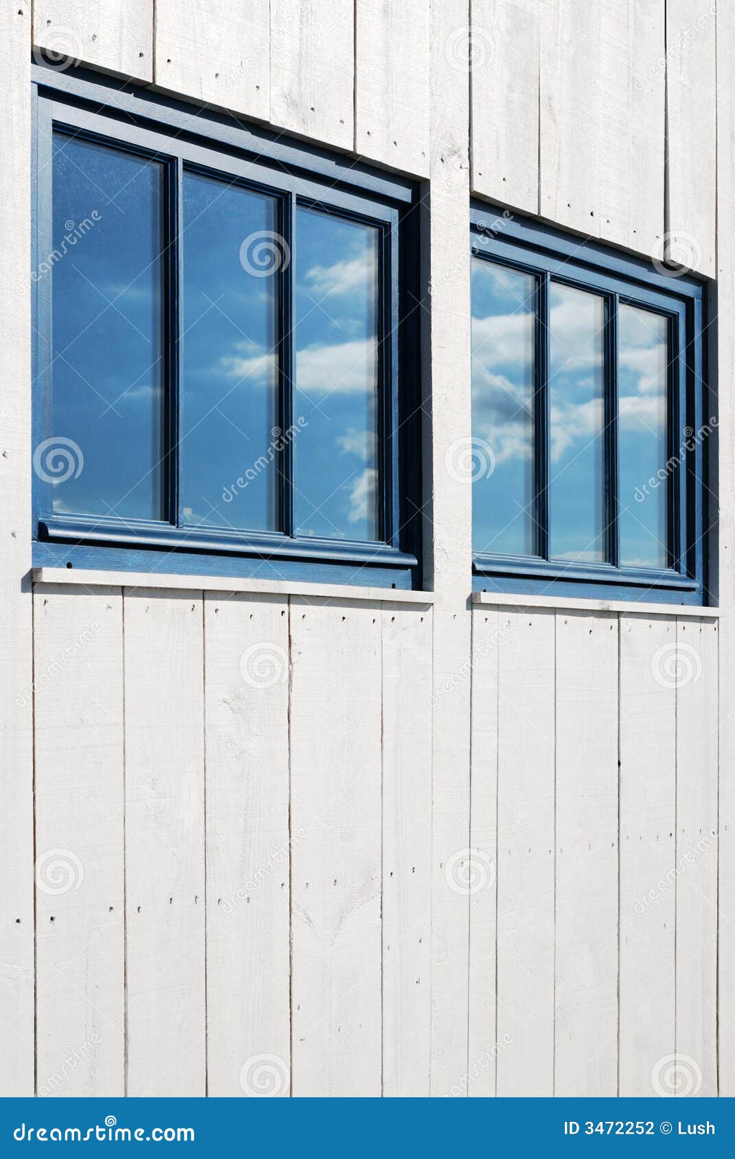 White Facade Building Abstract Background. Modern Futuristic Facade ...