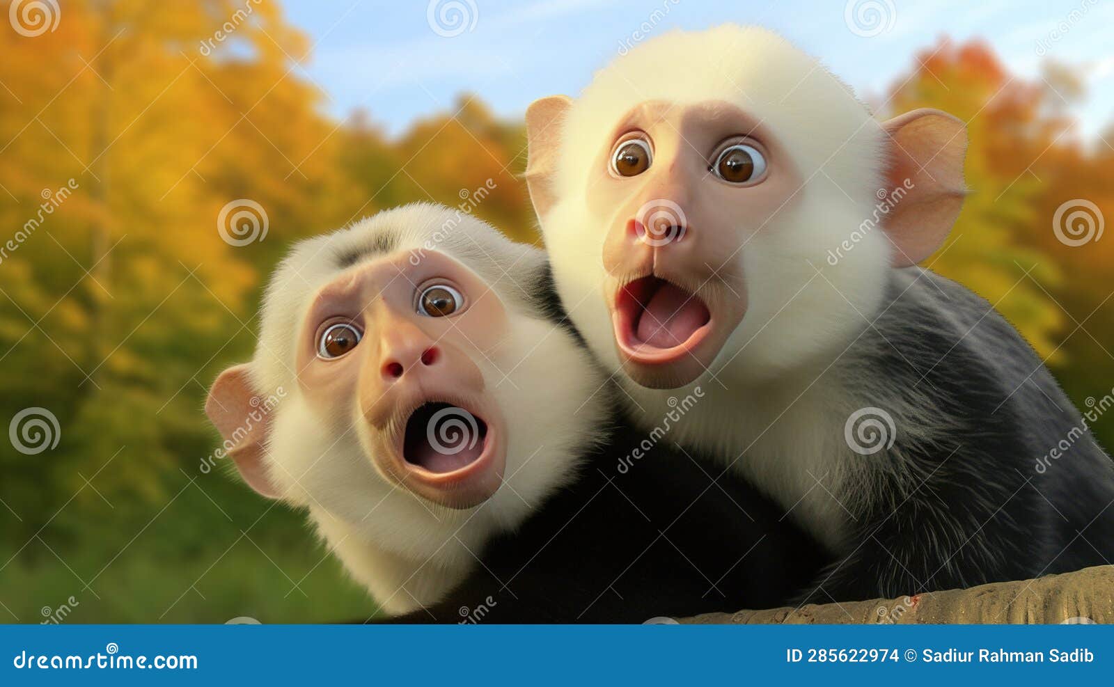 White Faced Capuchin Monkey. Stock Photo | CartoonDealer.com #285622968