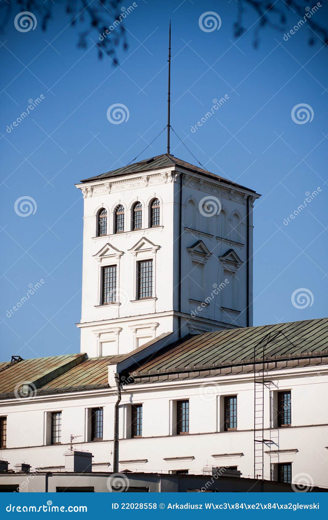 White Factory in Lodz, Poland Stock Photo - Image of industrial ...