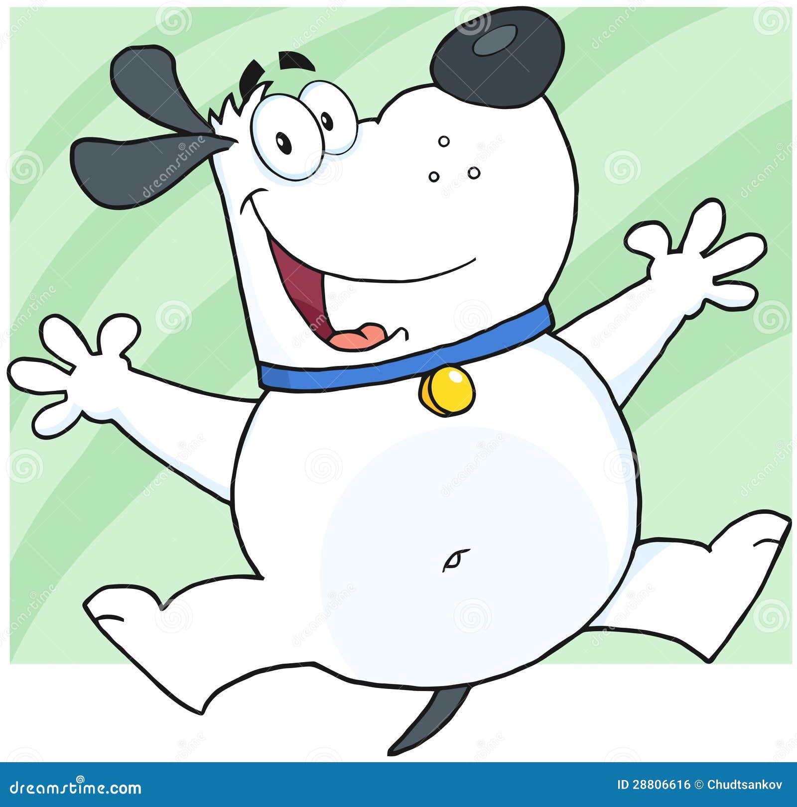 White Dog Cartoon Characters