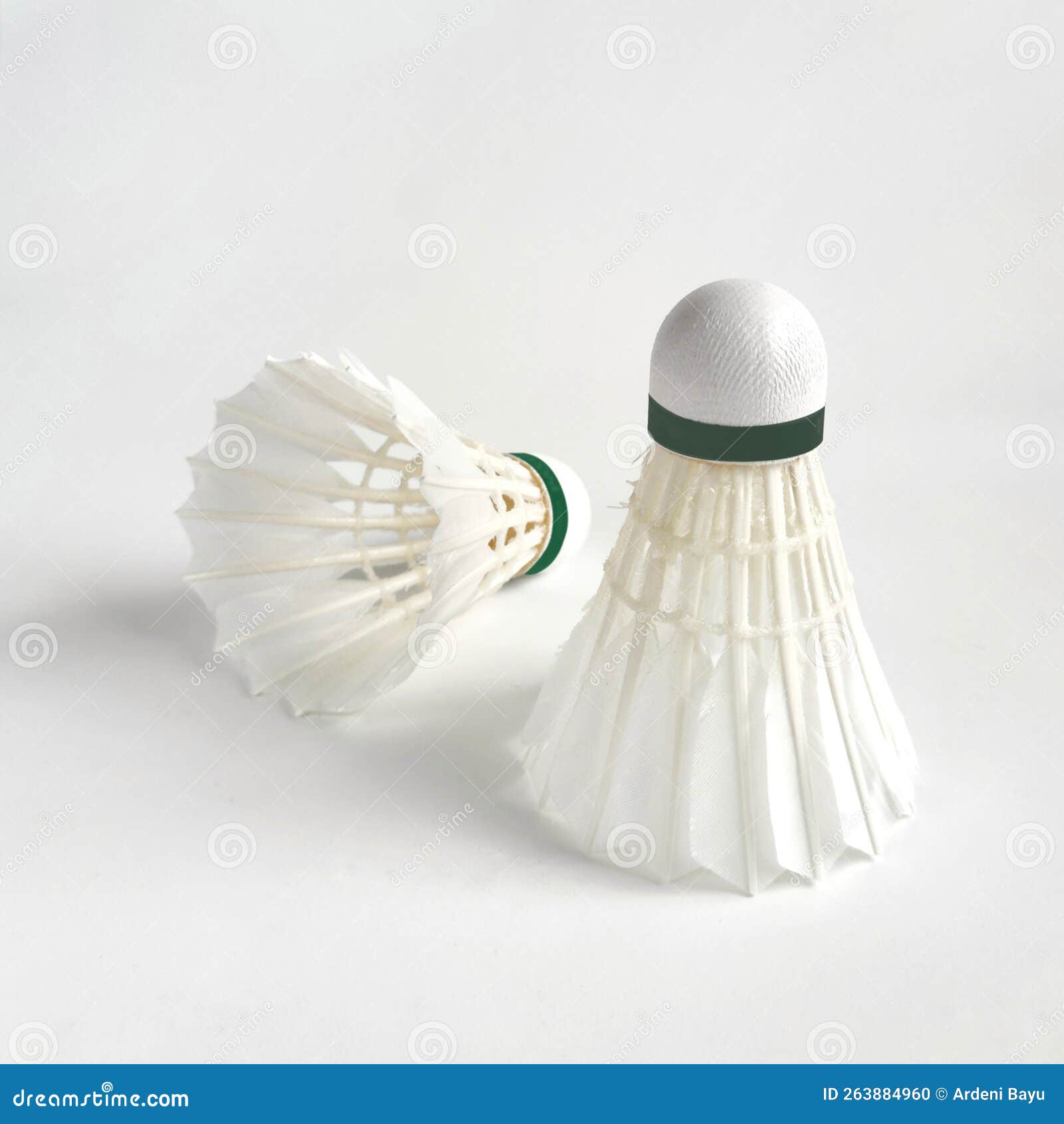 Shuttlecocks On Badminton Court Stock Photography | CartoonDealer.com ...
