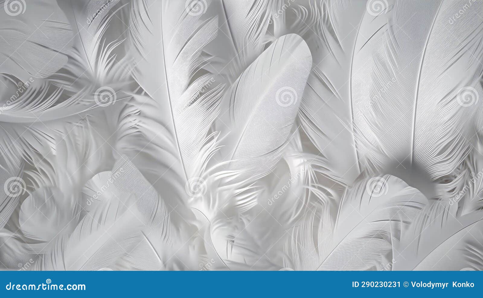 White Feathers Background As Beautiful Abstract Wallpaper Header ...