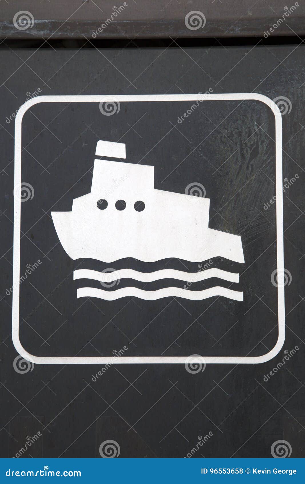 White Ferry Ship Symbol stock photo. Image of frame, white - 96553658