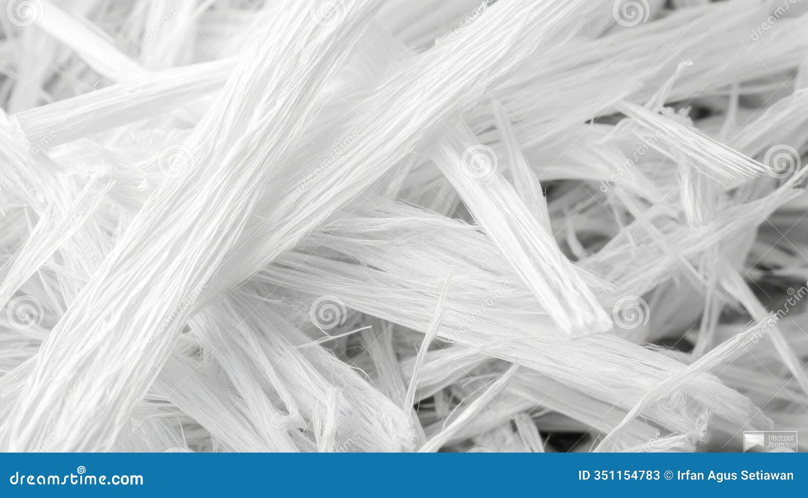 White Fibrous Material Strands Tangled Together Stock Illustration ...