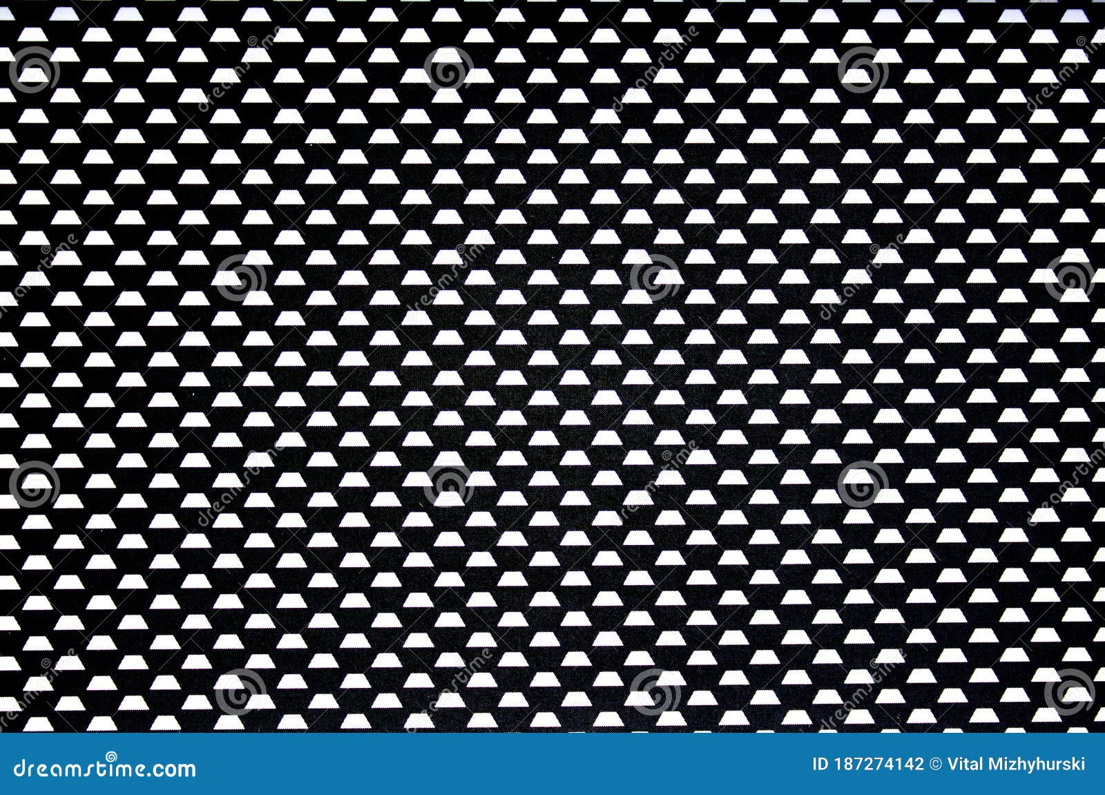 White Figures on a Black Background. Stock Illustration - Illustration ...