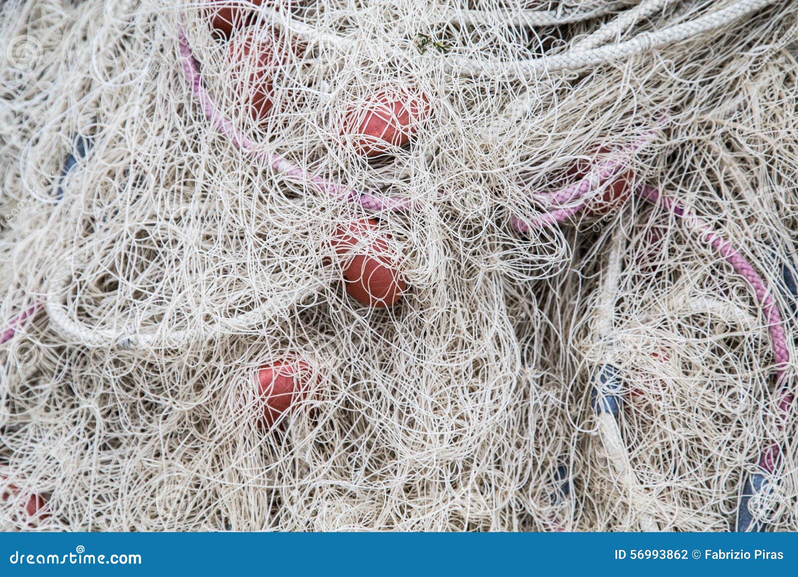 White Fishing Net stock photo. Image of harbor, fisherman - 56993862