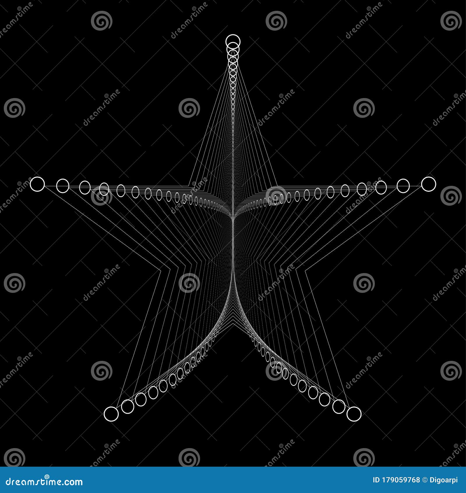 White Five Card Steps Template With Big Numbers Icons Description And ...