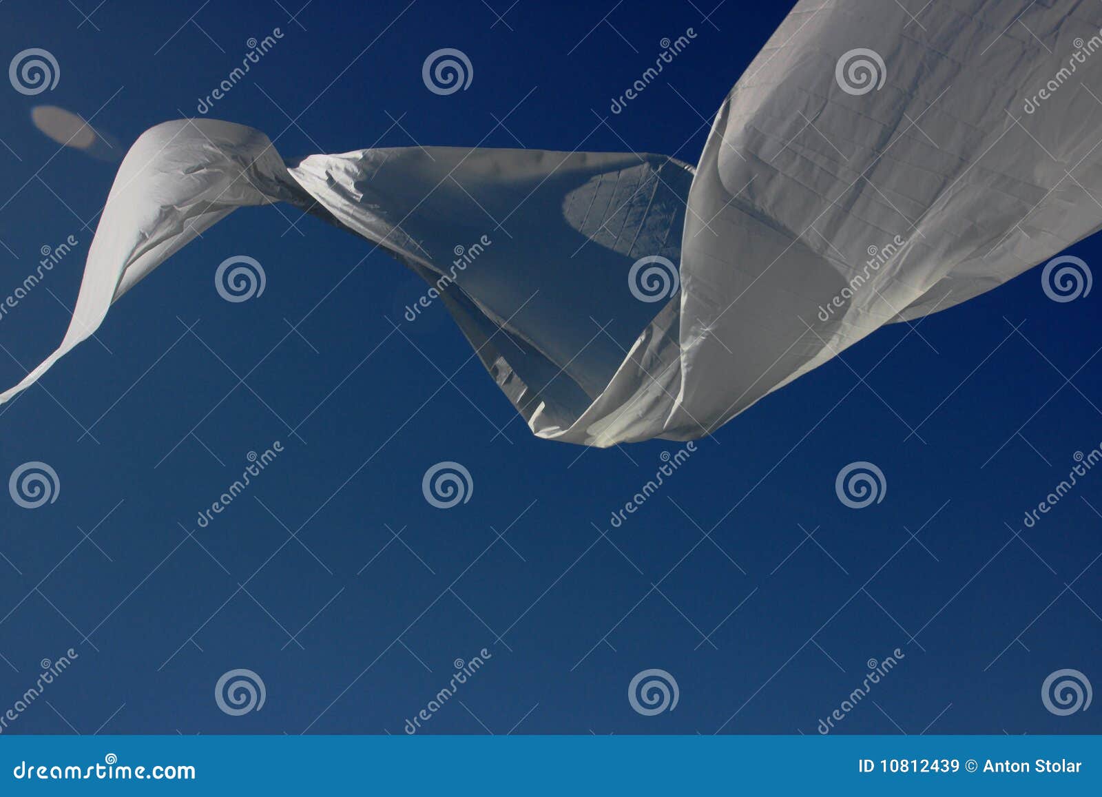 White flag stock image. Image of fabric, wawe, white - 10812439