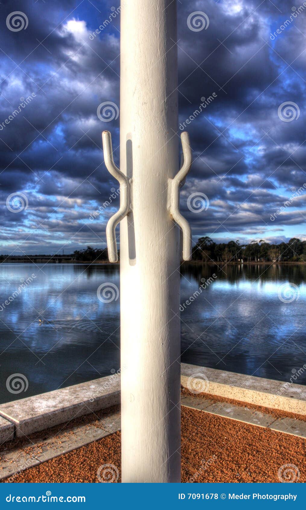 White Flag Pole stock photo. Image of capital, flagpole - 7091678