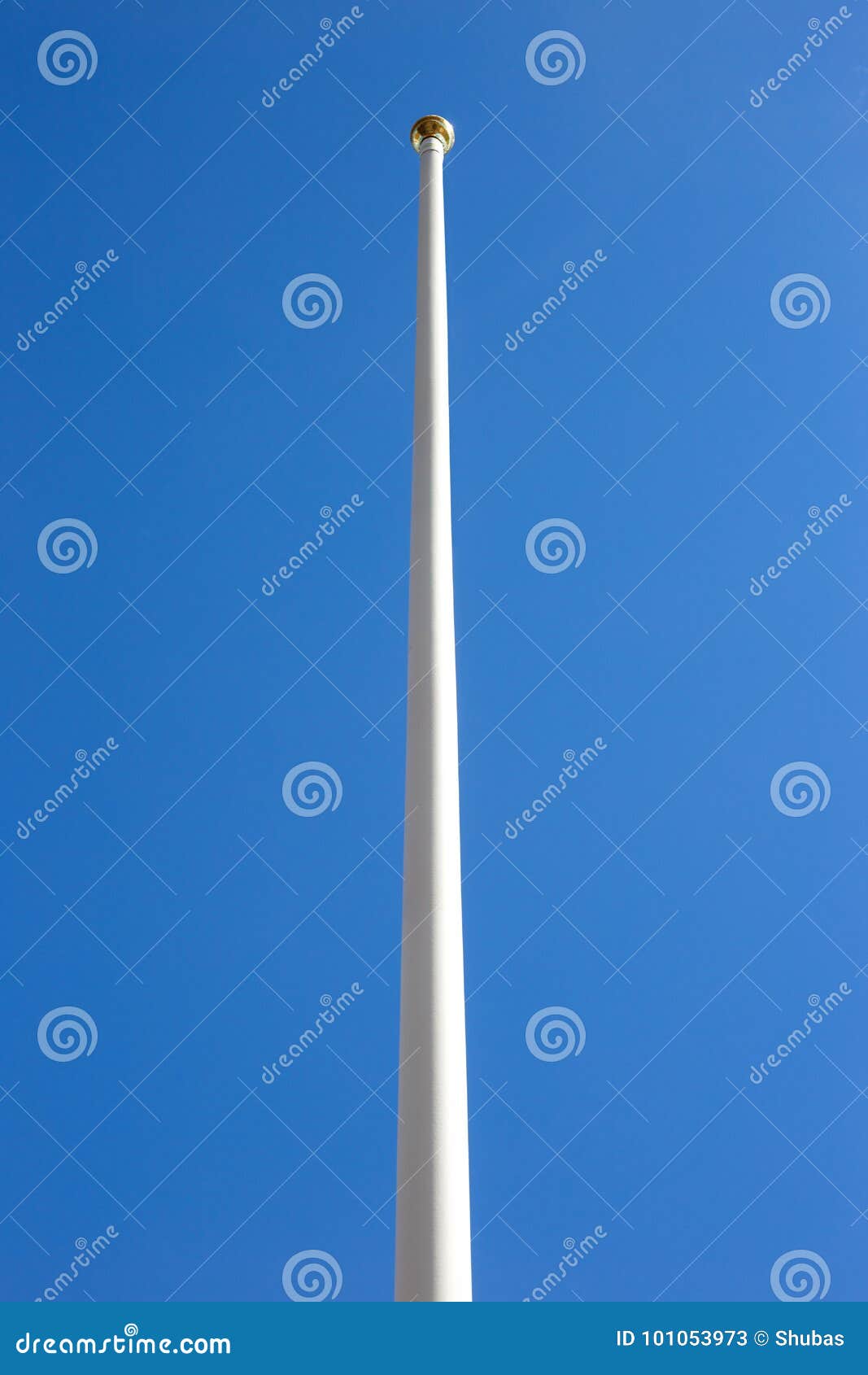 White flagpole stock image. Image of flag, close, sign - 101053973