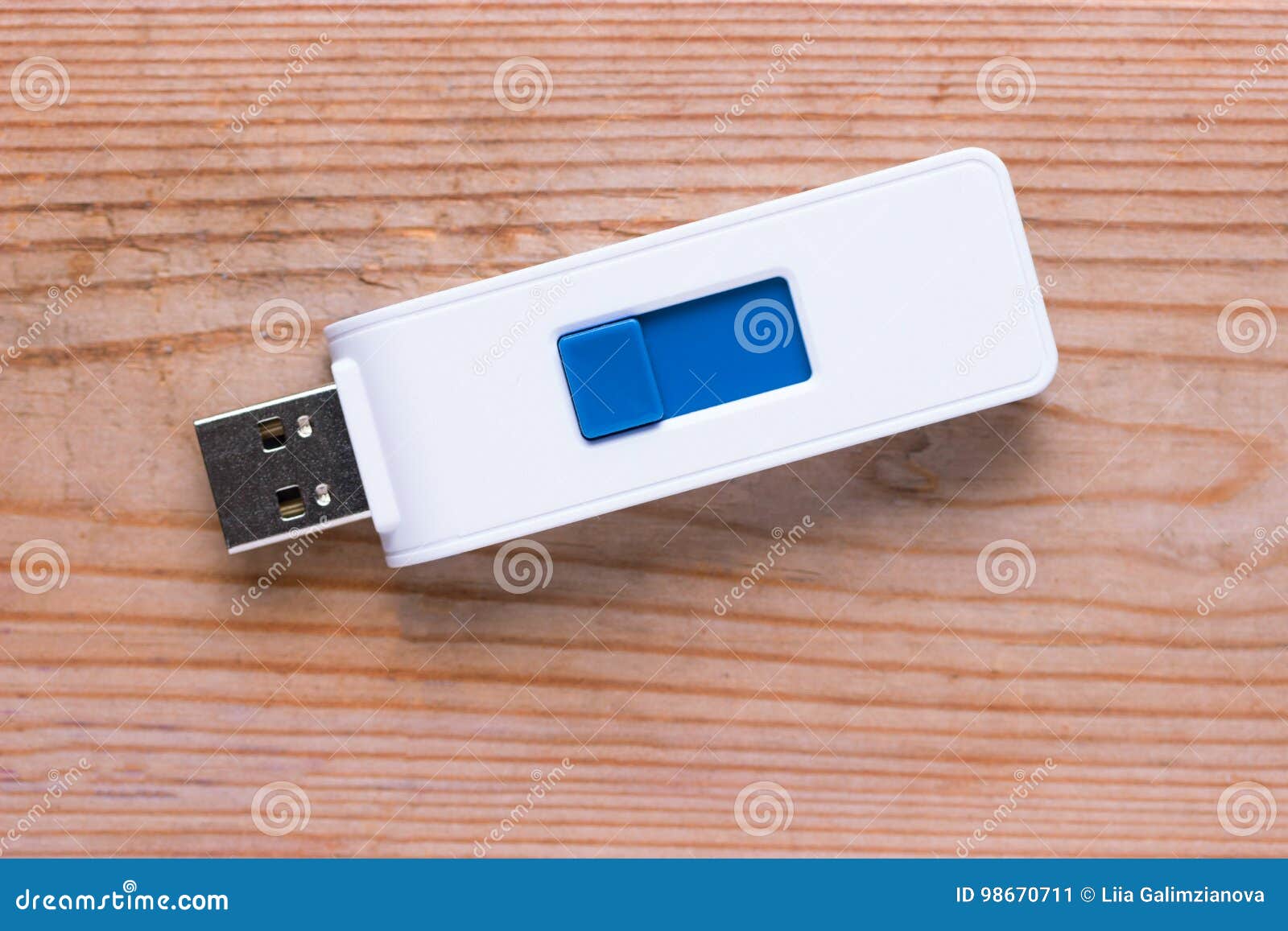 White flash drive mockup stock image. Image of alert - 98670711