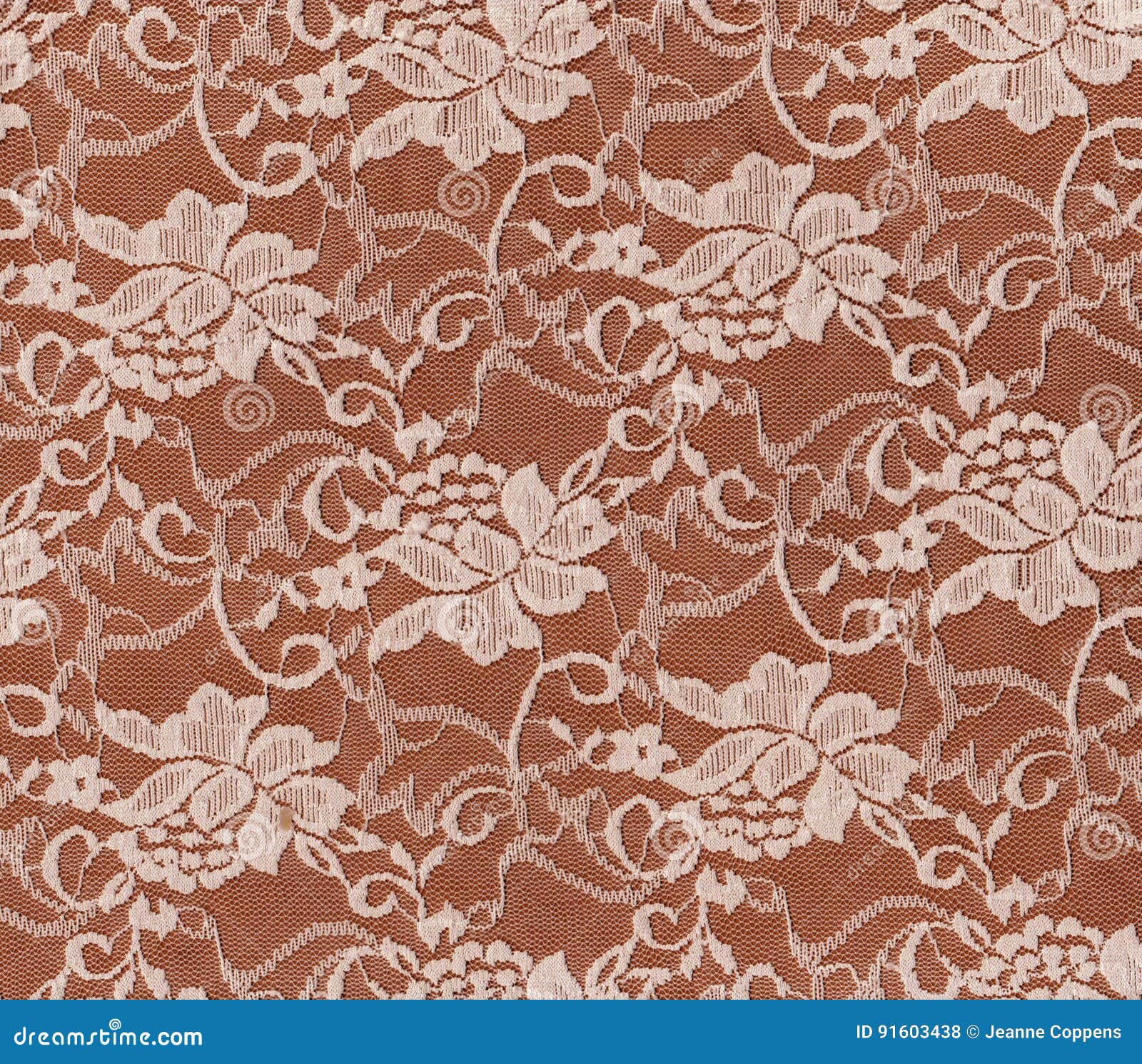 White Floral Lace on Red Background. Stock Photo - Image of cloth ...