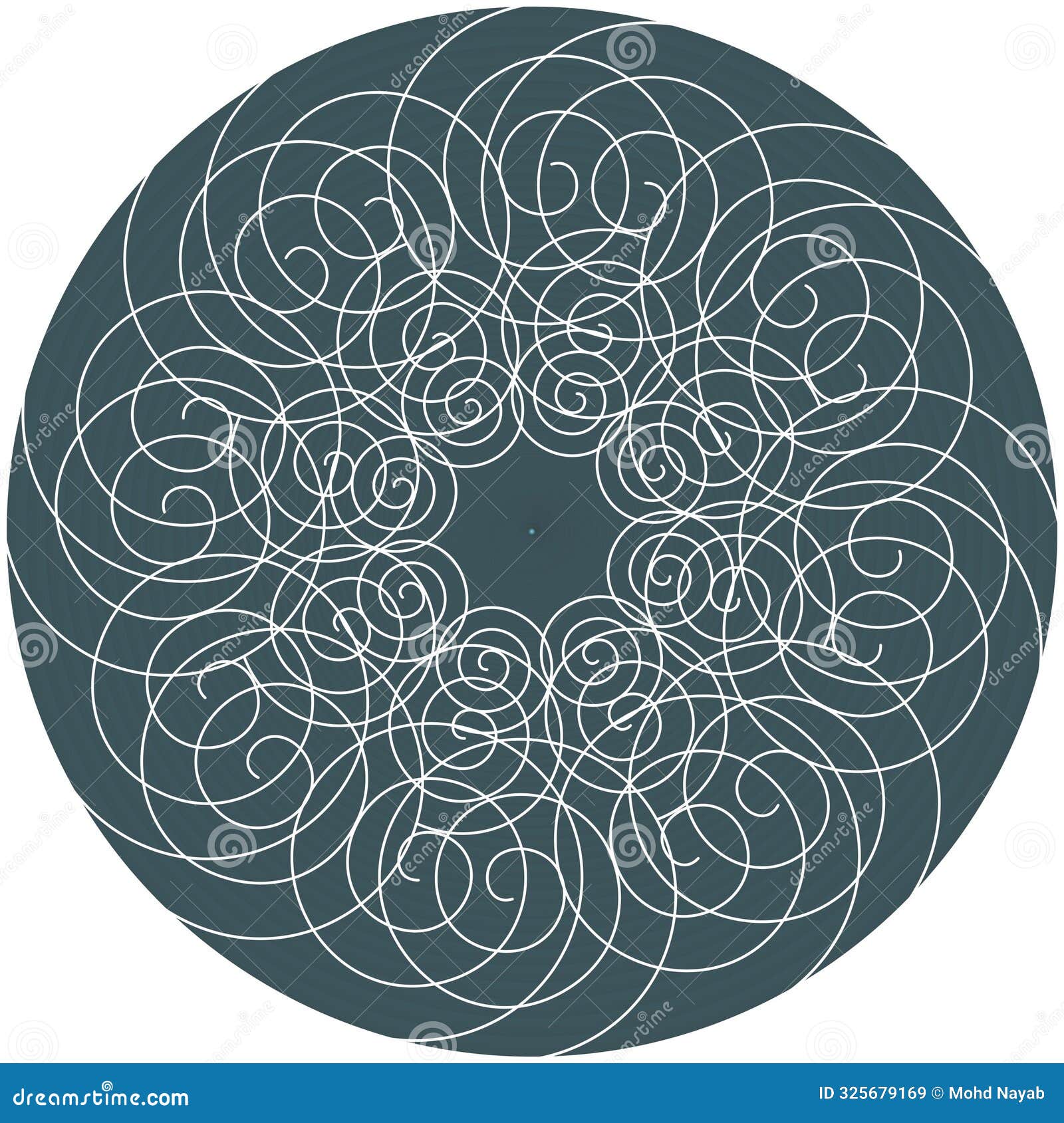 White Florid Pattern Vector Image CDR X6 Stock Vector - Illustration of ...