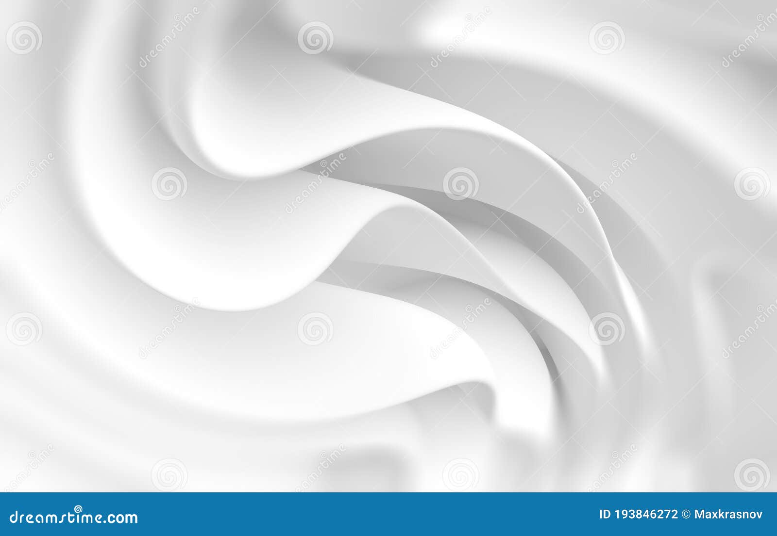 White Flowing Background. Dynamic Wavy Design Stock Illustration ...