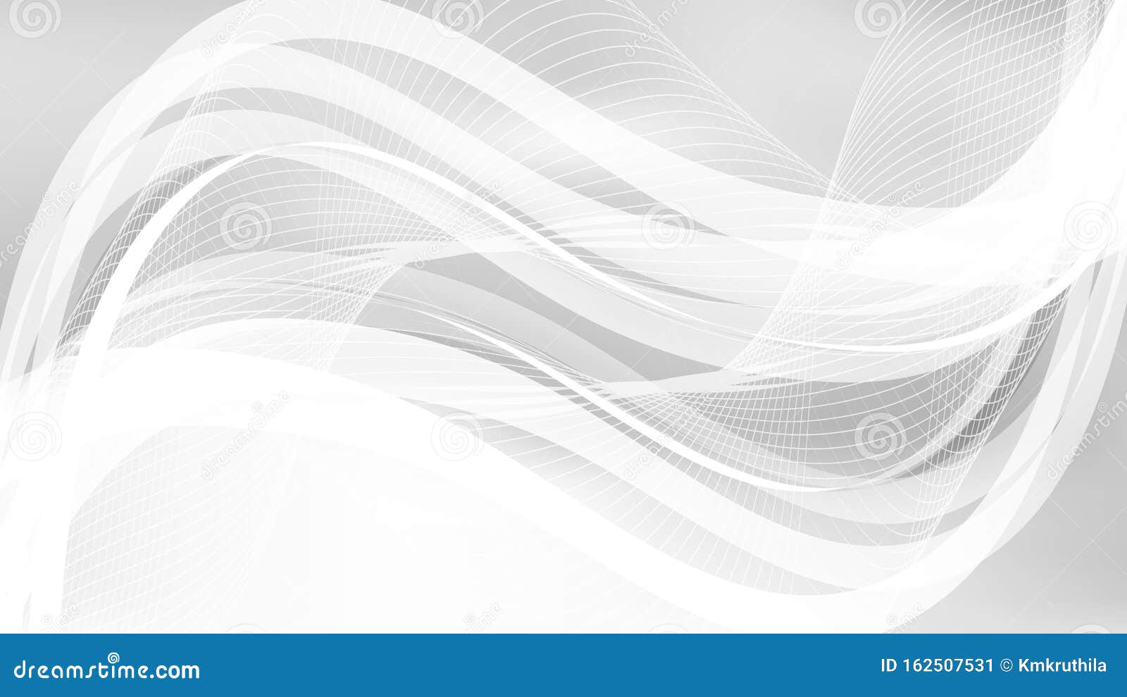 White Flowing Lines Background Stock Vector - Illustration of ...