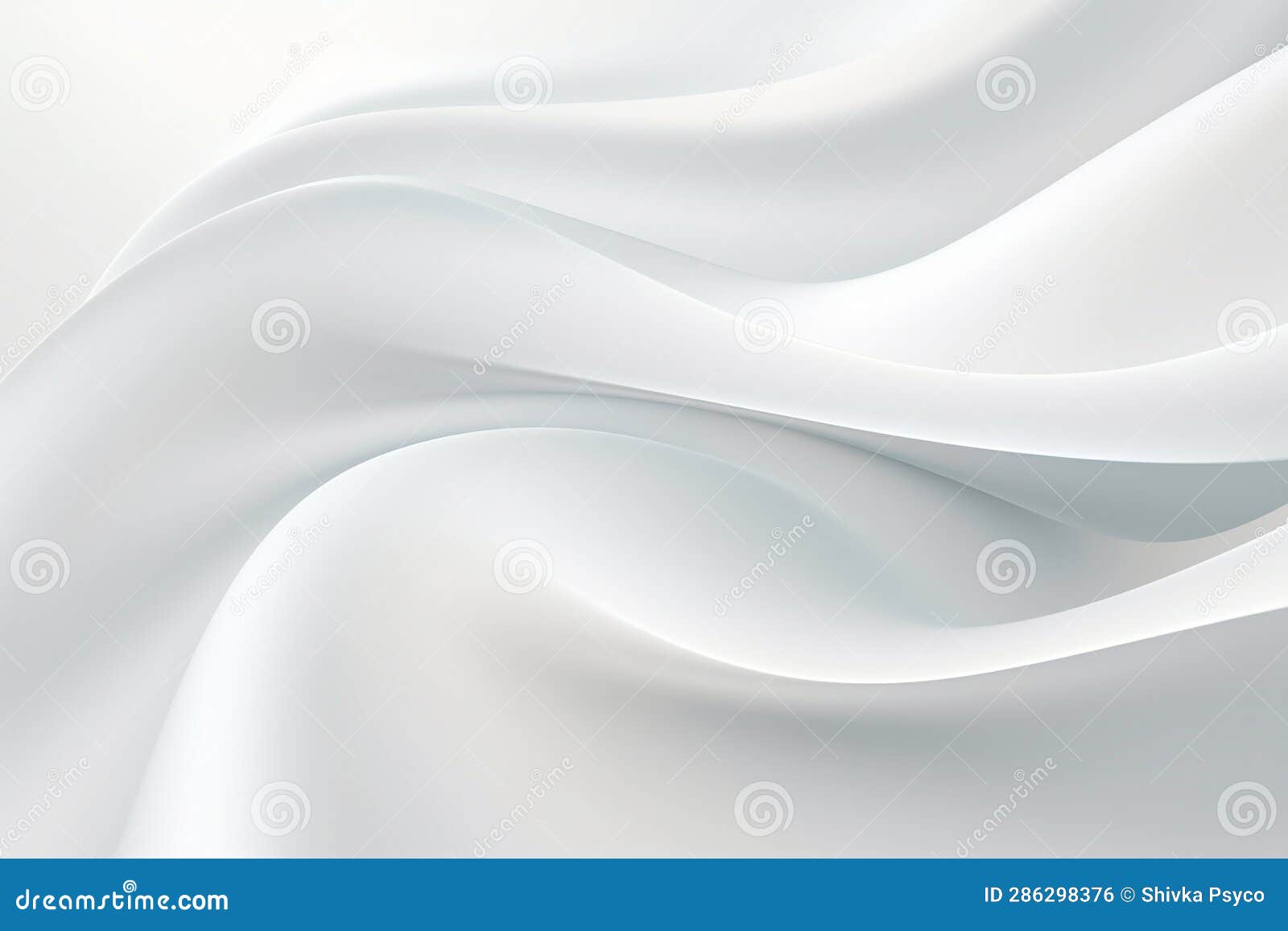 White Flowing Wave Abstract Vector Background Generative AI Stock ...